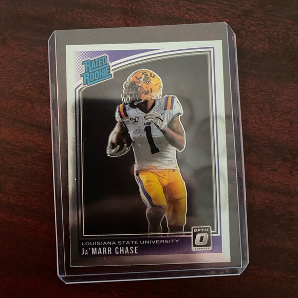 Toys | Jamarr Chase Optic Panini Card | Poshmark
